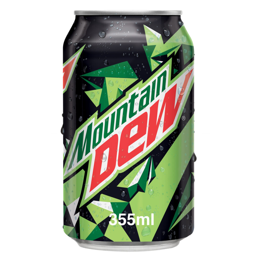 Mountain Dew 330 ml export – Mega-nord