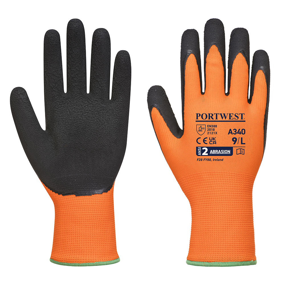 Hi-Vis Grip handske - Orange/Sort